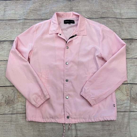 Edgar + Ash | Jackets & Coats | Edgarash Light Pink Spring Collard ...
